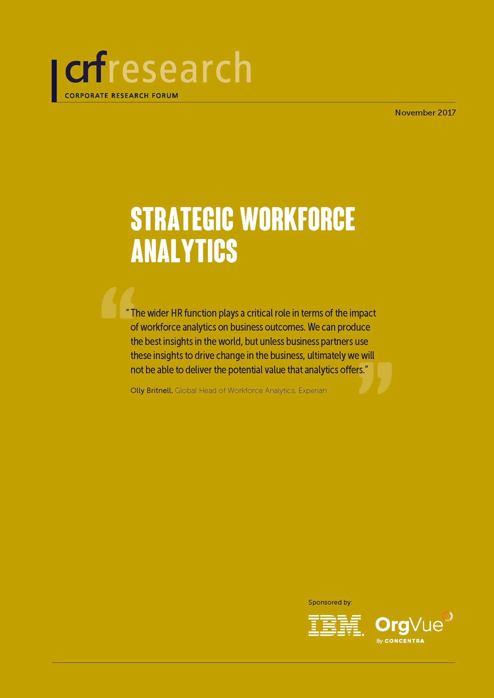 Workforce Analytics Strategic Research Report | Orgvue