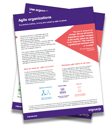 Building agile organizations & structures with Orgvue | Orgvue