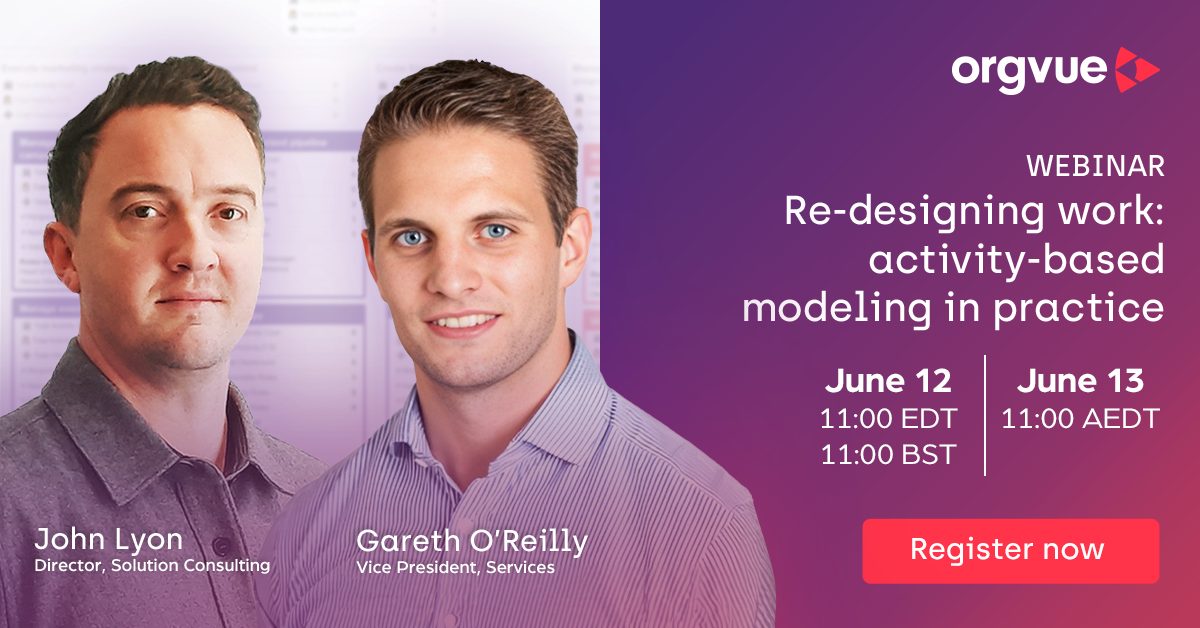 Re-designing work: activity-based modeling in practice | Orgvue